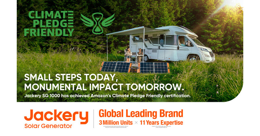 Jackery Obtains Amazon Climate Pledge Friendly Label