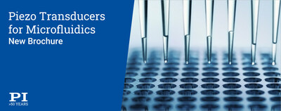 New Brochure on Piezo Transducers for Microfluidics, from PI