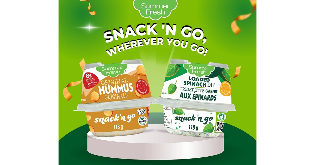 Summer Fresh® Launches Two NEW Snack 'N Go Flavours