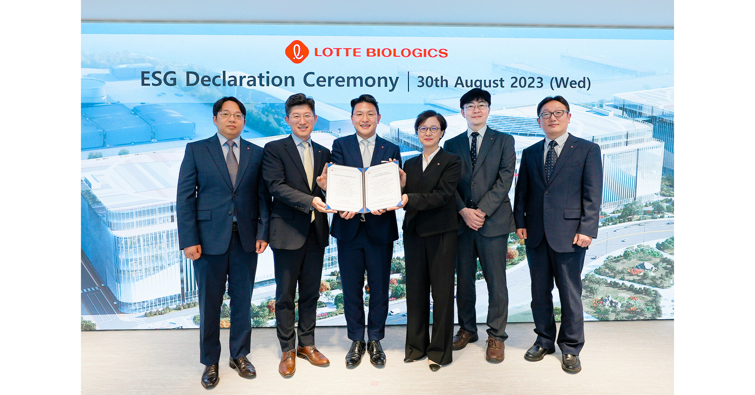 LOTTE BIOLOGICS Holds 'ESG Declaration Ceremony'