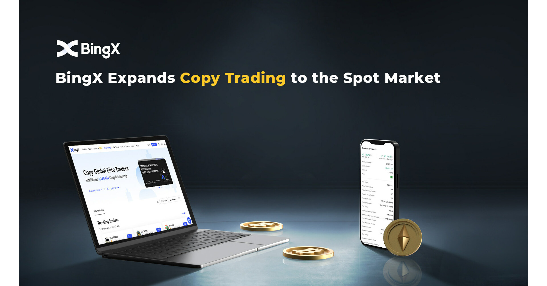BingX expande su Copy Trading al comercio en spot