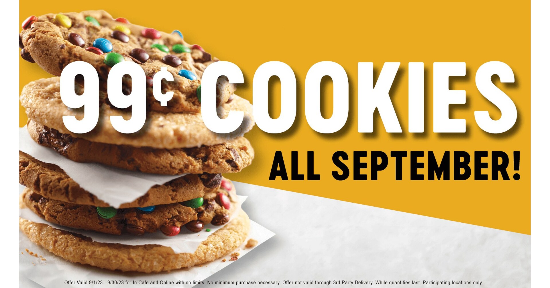 Corner Bakery Celebrates Indulgent 99-Cent Cookies All Month Long