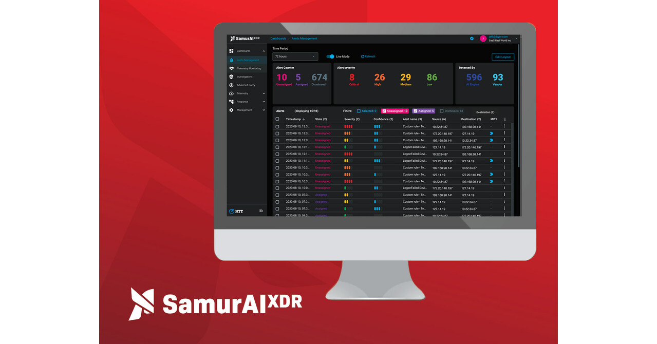NTT, líder global en seguridad, ofrece suscripciones SaaS para su plataforma XDR patentada