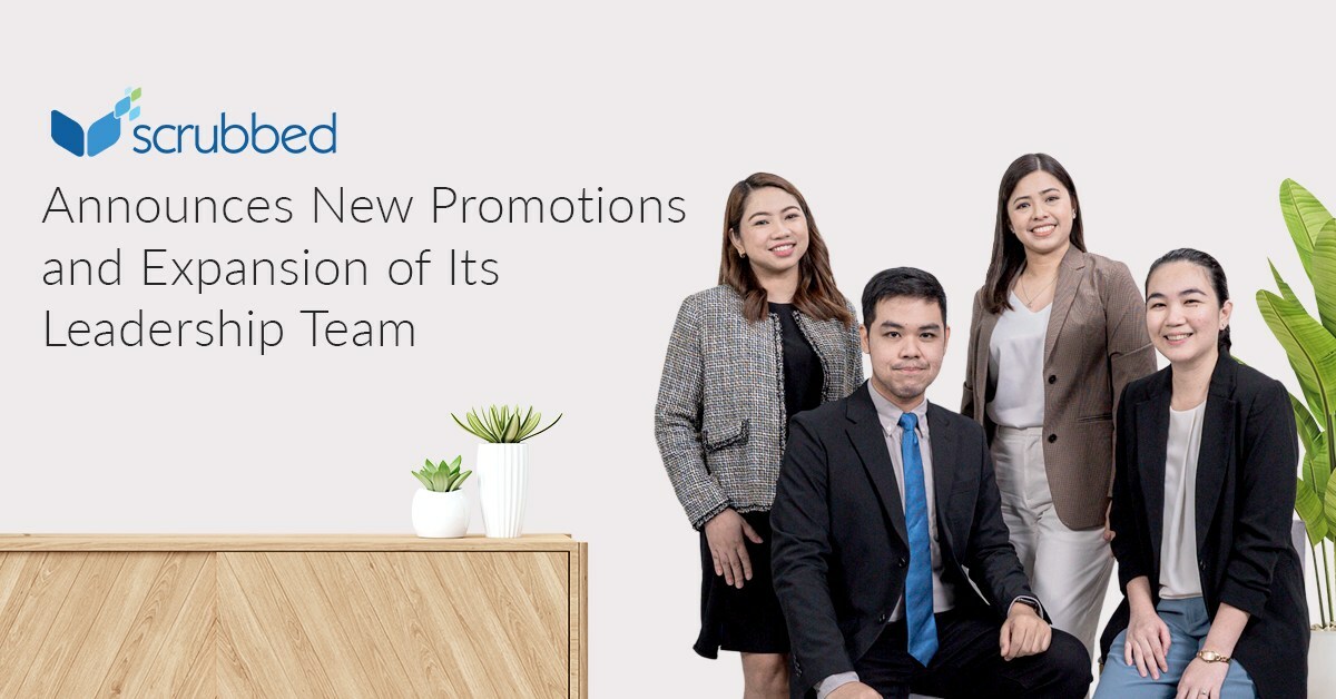Scrubbed Announces New Promotions and Expansion of Its Leadership Team