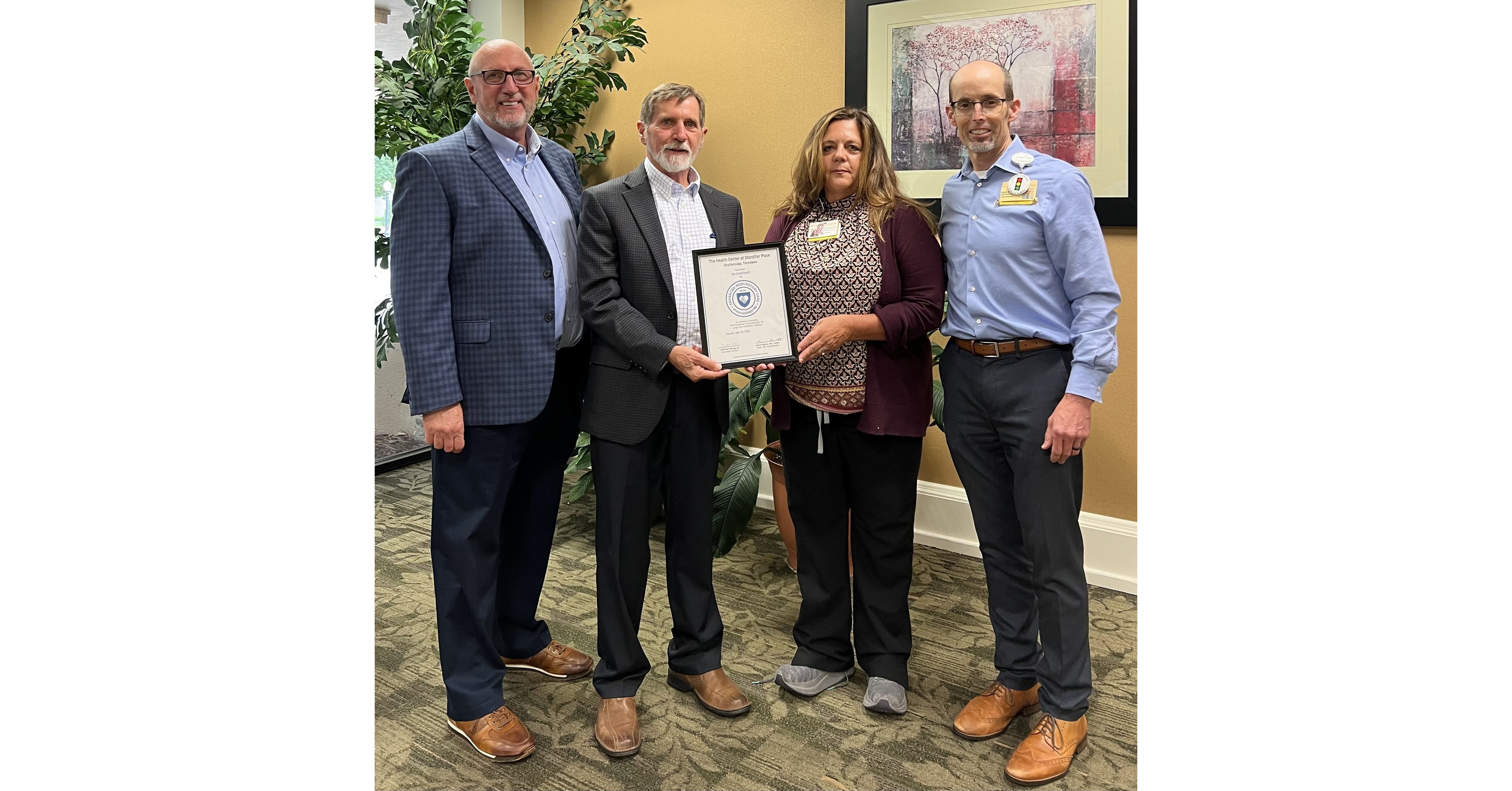 The Health Center at Standifer Place Becomes First Enhanced Respiratory ...