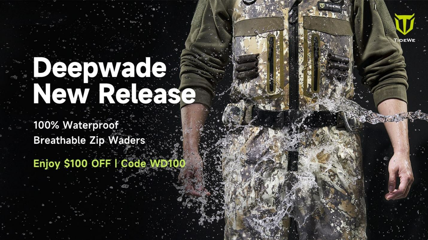 TideWe Launches New DeepWade Zip Waders - PR Public relations news ...