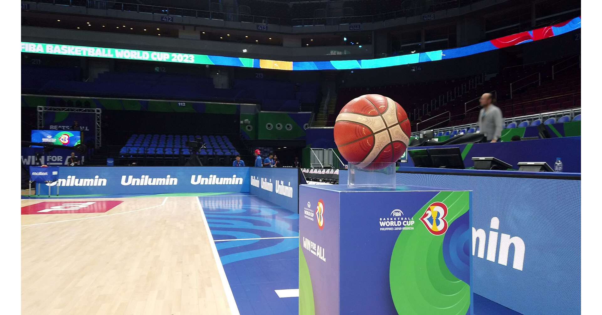 Unilumin lit up 2023 FIBA with 600 square meters of LED Displays