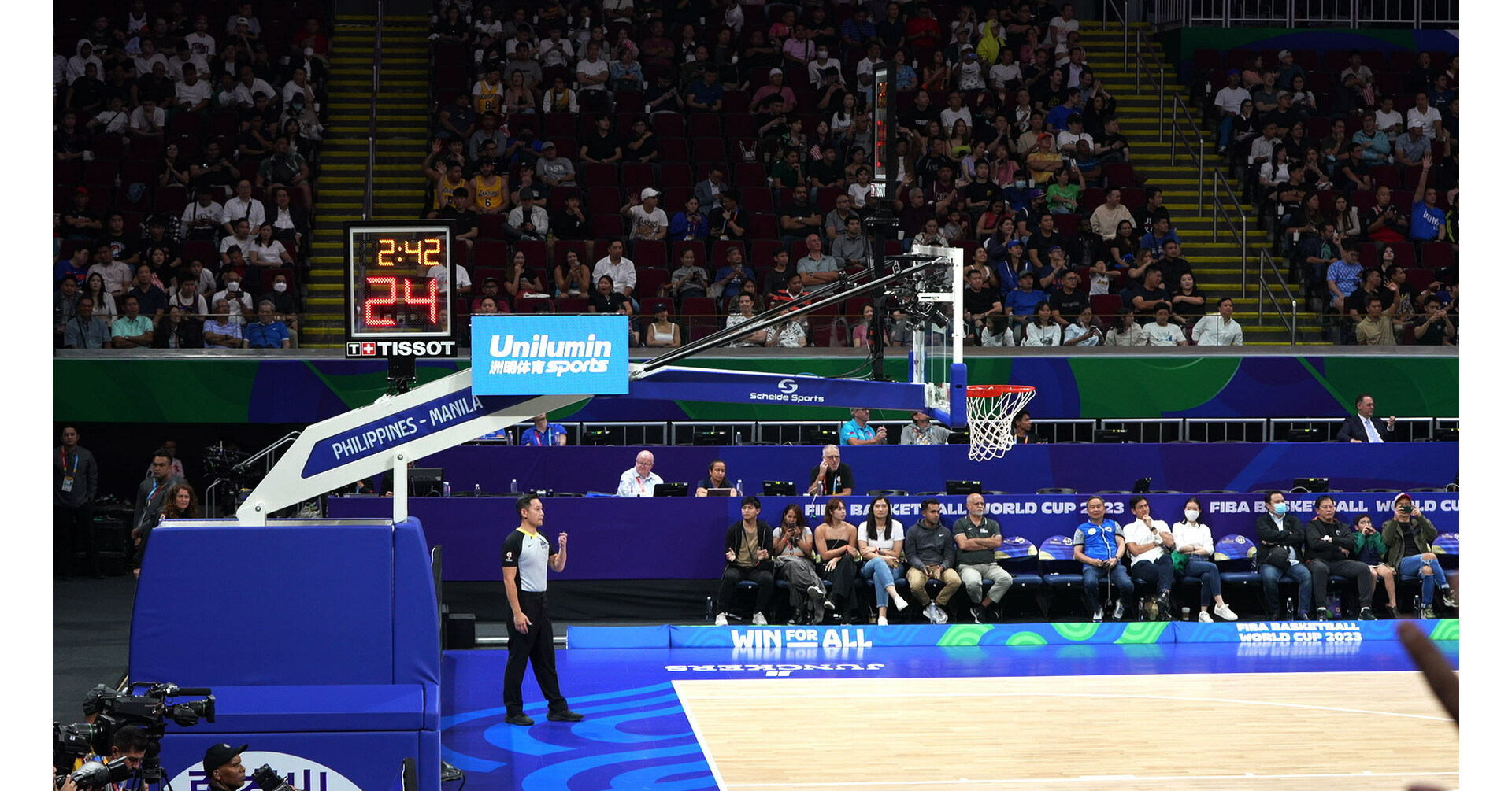 Unilumin lit up 2023 FIBA with 600 square meters of LED Displays