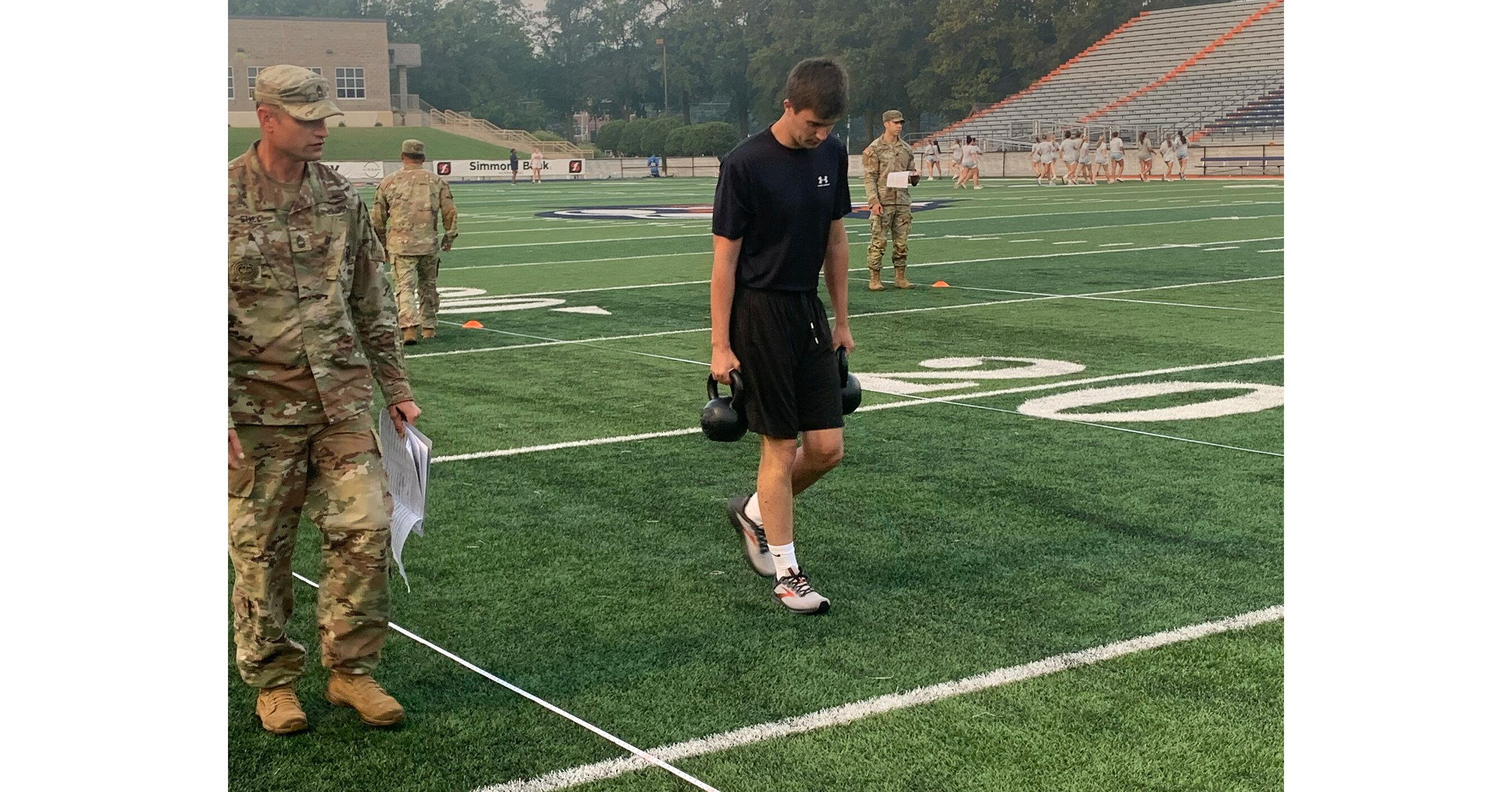 FHU Student Completes Army Combat Fitness Test, Will Soon Become ...