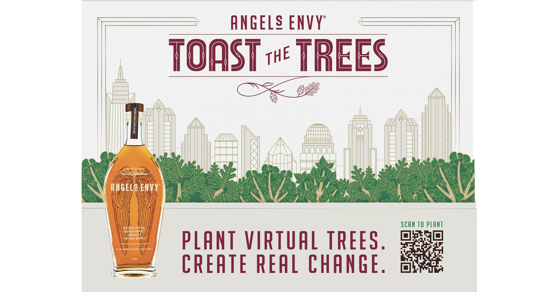 ANGEL'S ENVY™ EXPANDS 10th ANNUAL TOAST THE TREES INITIATIVE TO INCLUDE ...