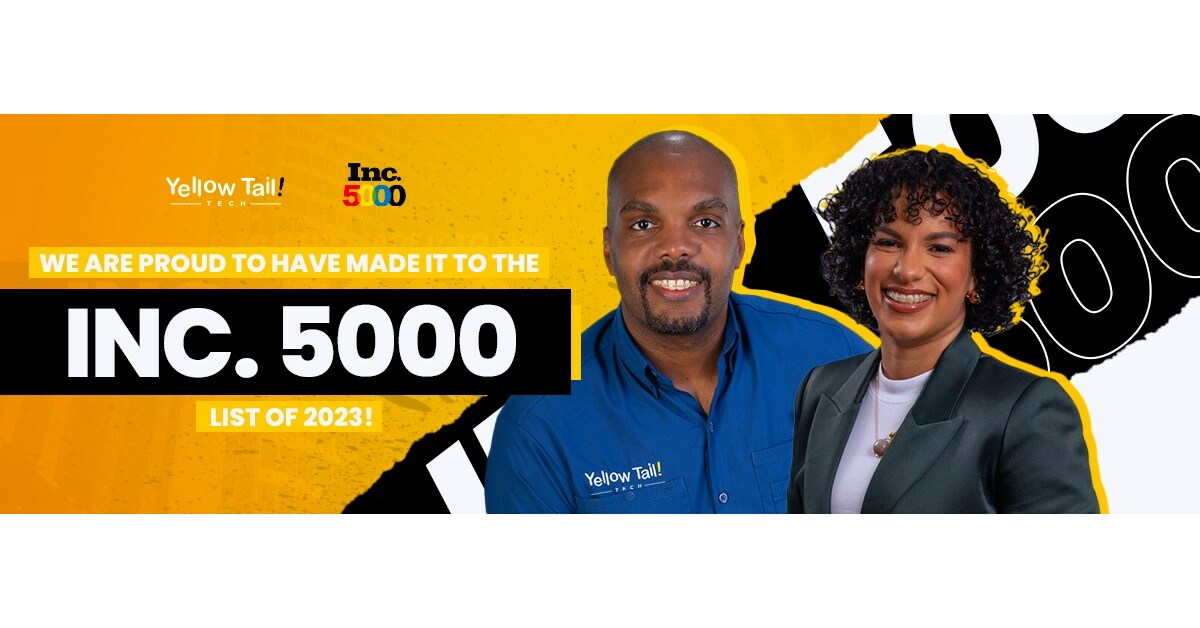 With Three-Year Revenue Growth of 1268% Percent, Yellow Tail Tech Ranks ...