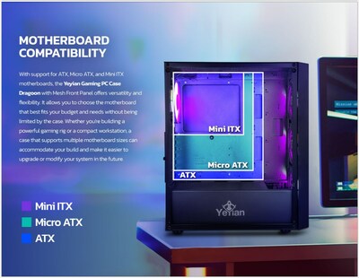YEYIAN GAMING Unveils DRAGOON and LANCER Mid-Tower Gaming PC Cases ...