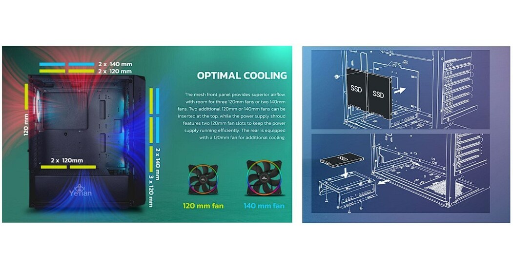 YEYIAN GAMING Unveils DRAGOON and LANCER Mid-Tower Gaming PC Cases ...