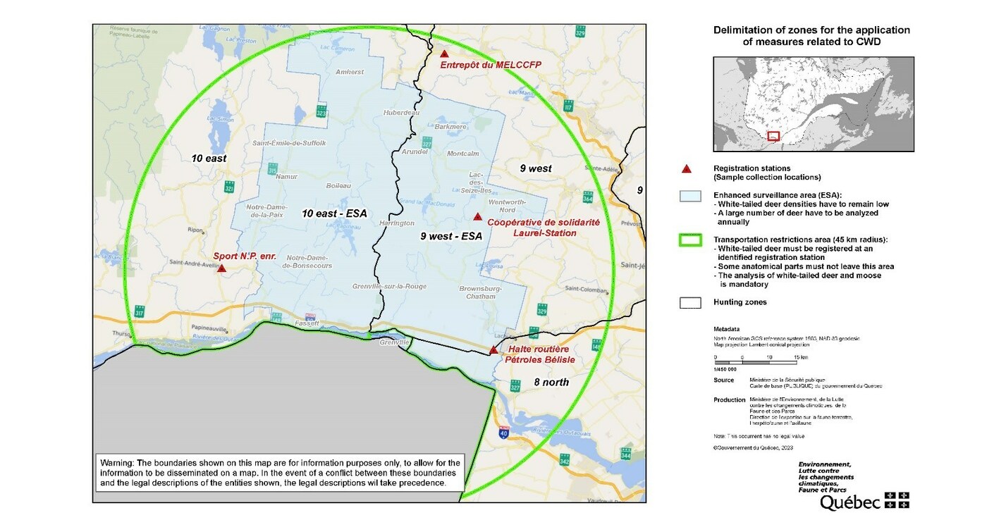 Cervids: Chronic Wasting Disease (CWD) - The Ministère is continuing ...
