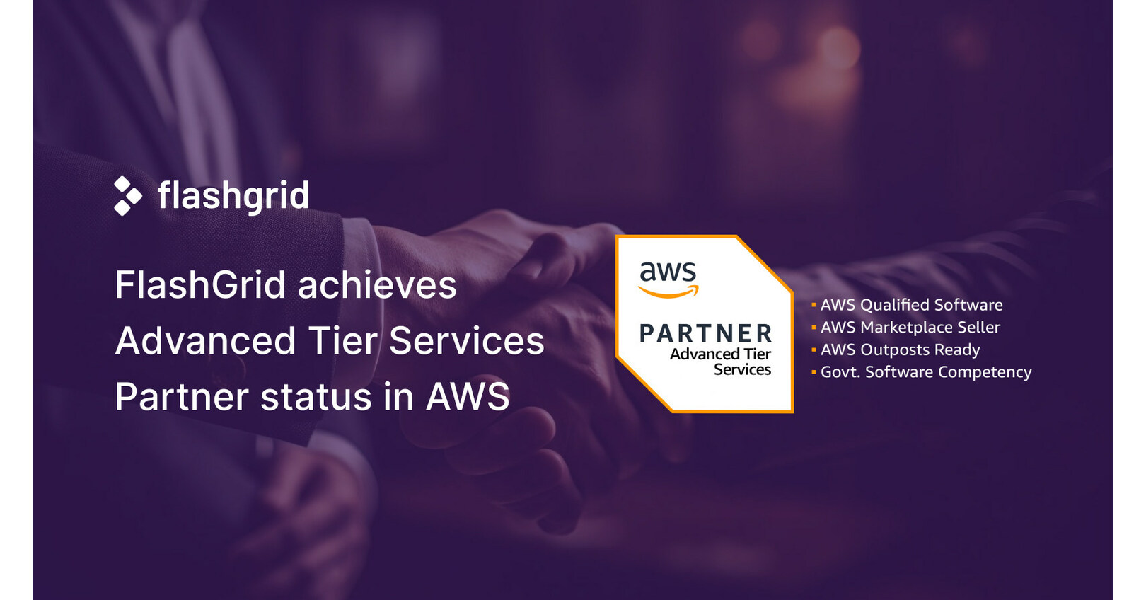 FlashGrid elevated to AWS Advanced Tier Services Partner status