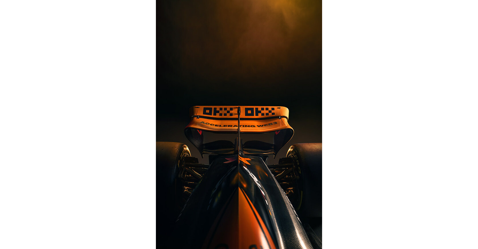 OKX switch McLaren MCL60 race car to Stealth Mode for the Singapore ...