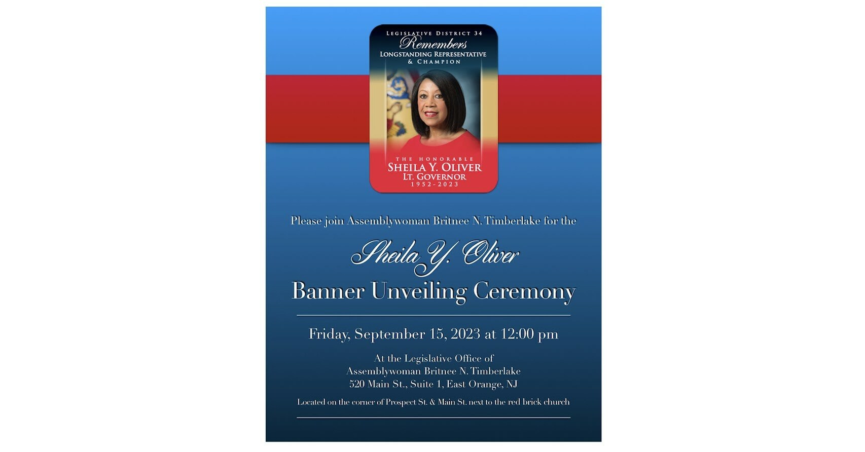 Assemblywoman Britnee N. Timberlake to Honor Beloved Icon, Lt. Governor ...