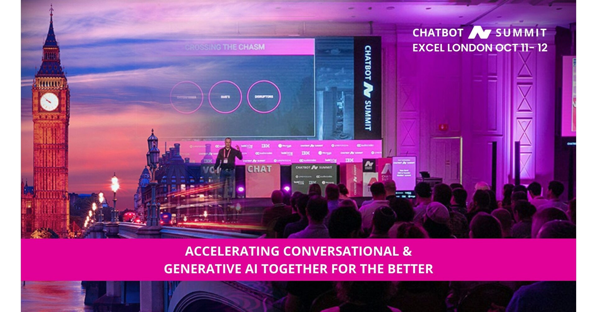 Chatbot Summit llega a ExCeL London los días 11 y 12 de octubre