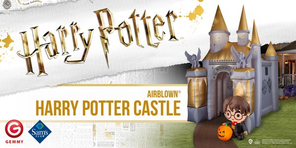 Celebrate the Magic of Harry Potter with Gemmy's 12-ft Hogwarts Castle ...