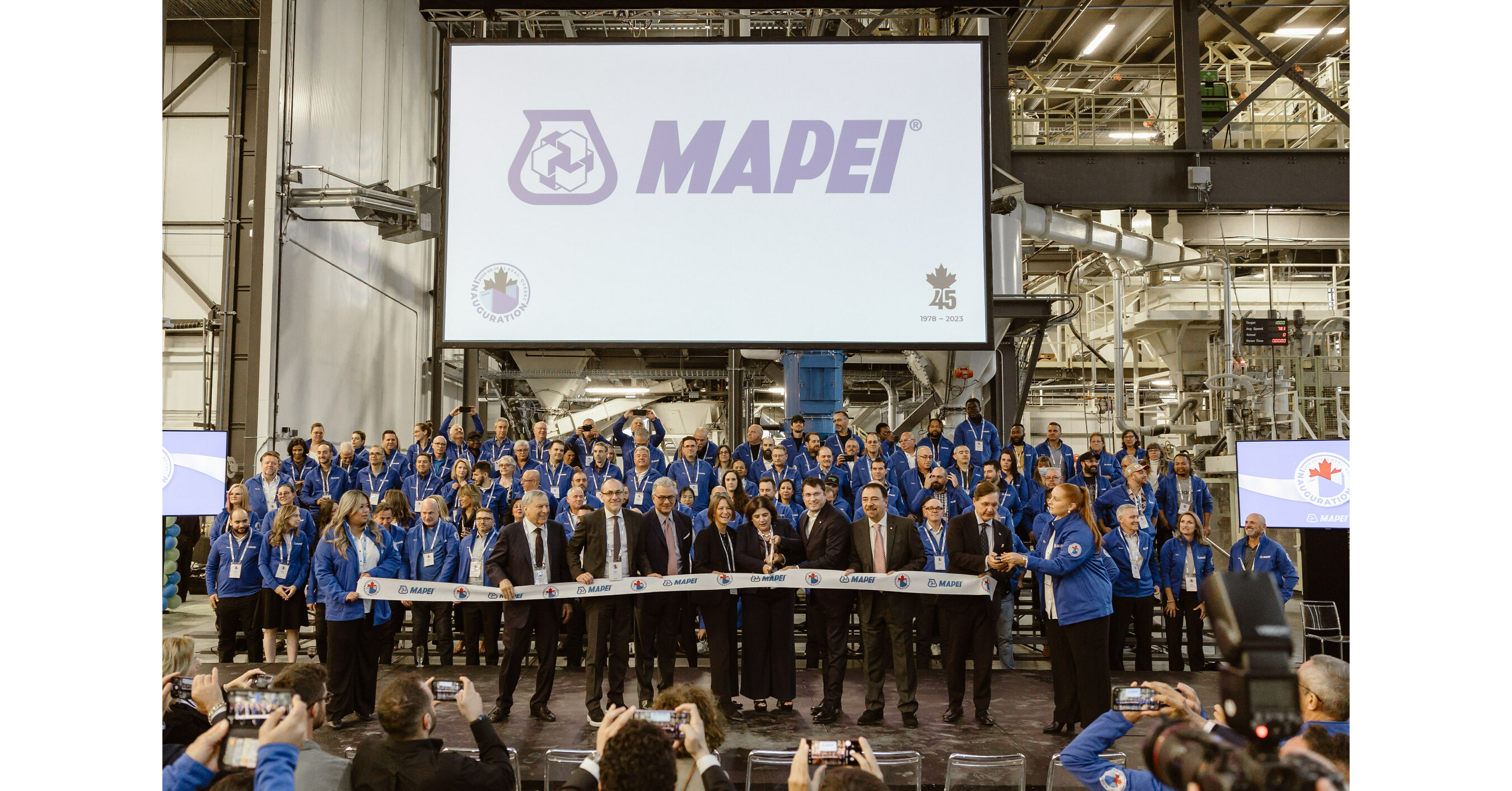 MAPEI Canada Inaugurates its Plant Expansion in Laval, Quebec
