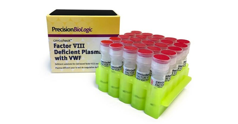 Precision BioLogic's Factor VIII Deficient Plasma with VWF Now FDA ...