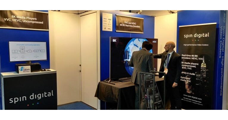 Spin Digital and Intel Showcase 8K 60-FPS VVC Live Streaming at IBC 2023
