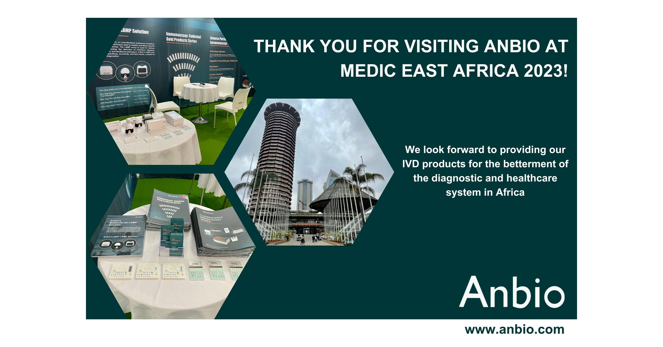 Anbio Biotechnology Made a Successful Presence at Medic East Africa 2023