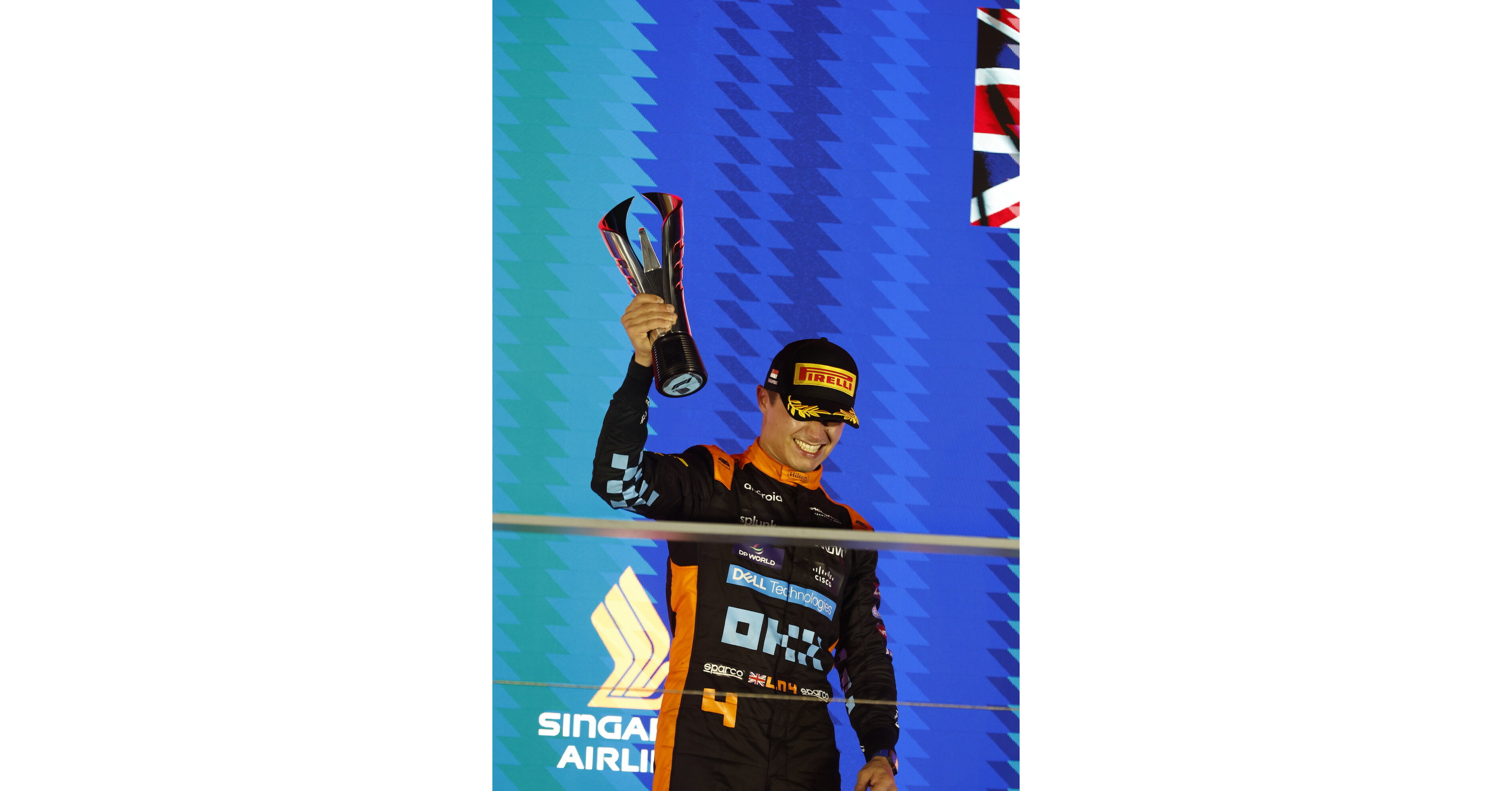 McLaren F1's Lando Norris Takes Second on Podium at Singapore Grand ...