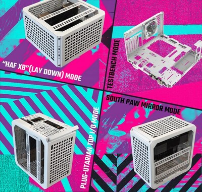 Cooler Master Introduces the Qube 500 Flatpack & MasterLiquid Atmos ...
