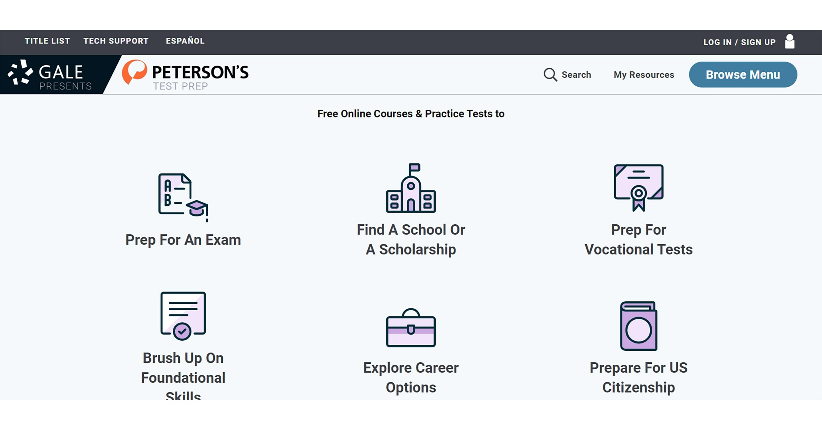 Gale Presents: Peterson's Test and Career Prep Enhances User Experience ...