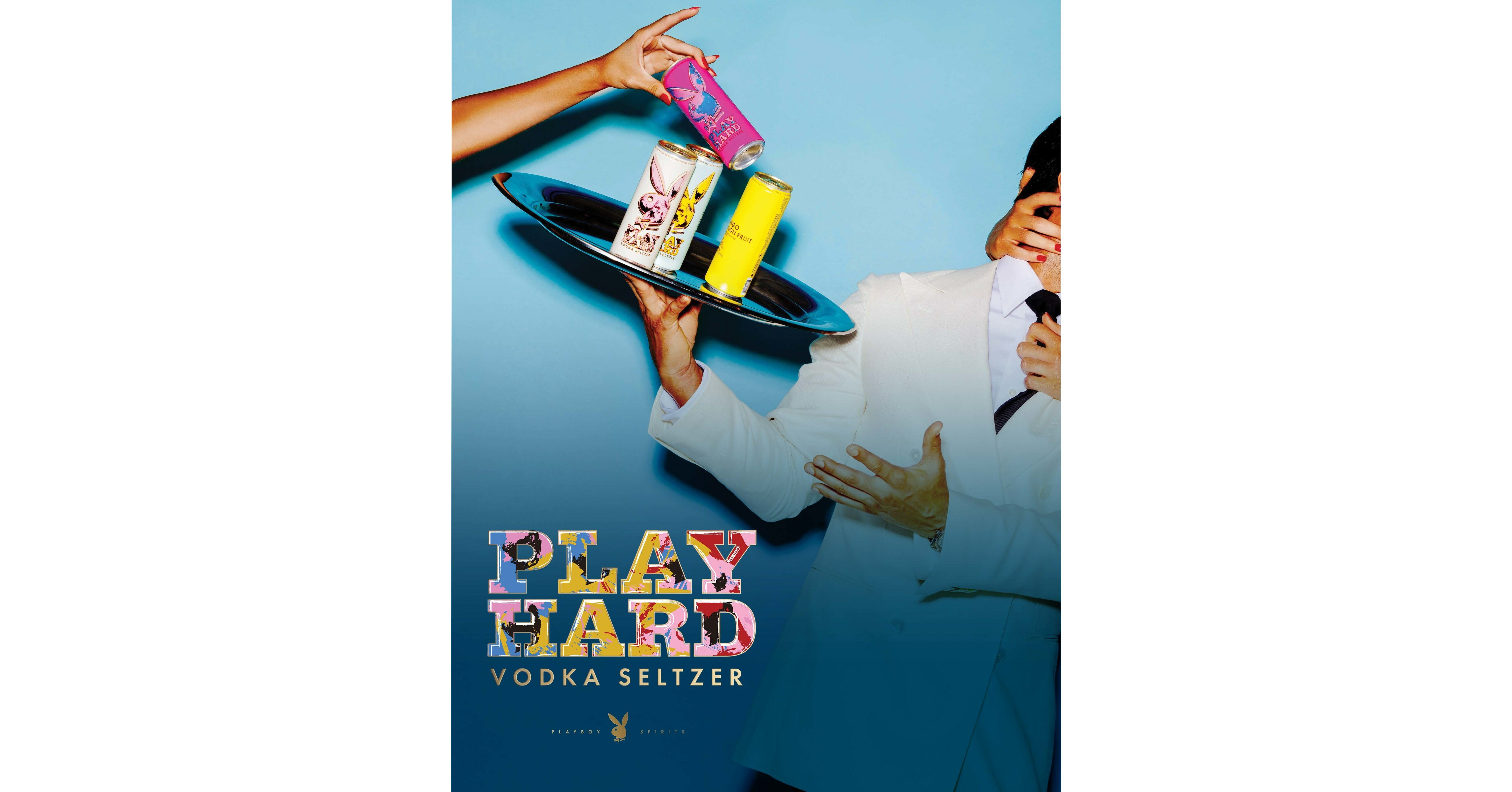 Playboy Spirits Launches PLAY HARD Vodka Seltzer