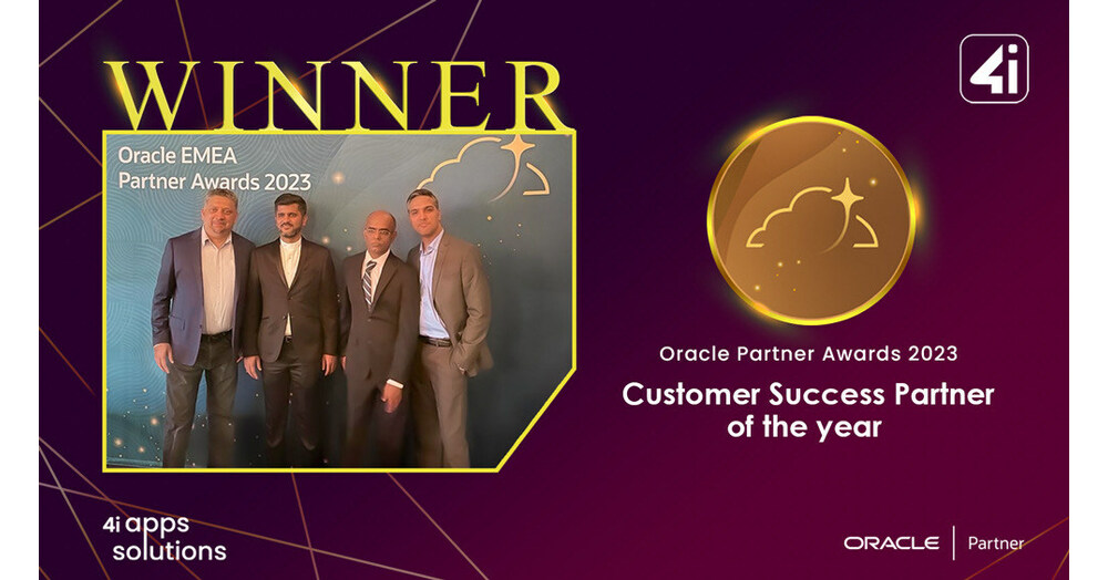 4i Apps Achieves Remarkable Milestone: Wins Oracle Cloud Partner Award ...