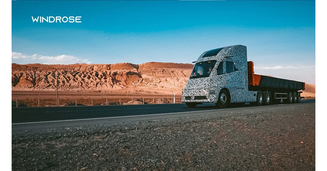 Windrose Technology electric heavy-duty truck successfully completes ...