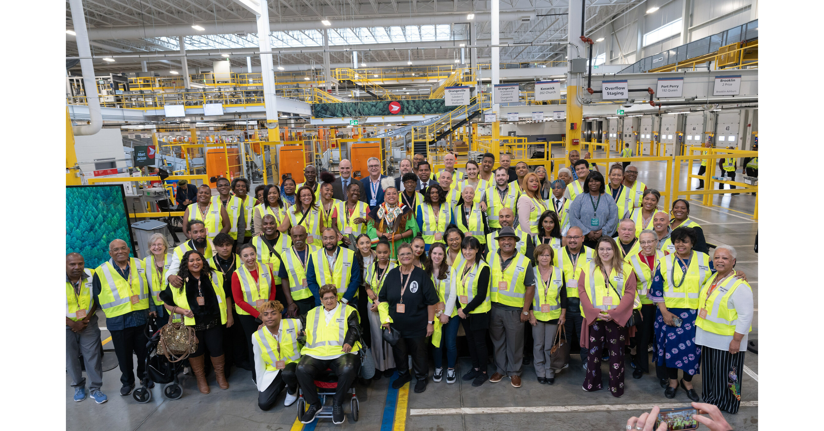 Canada Post officially opens the Albert Jackson Processing Centre