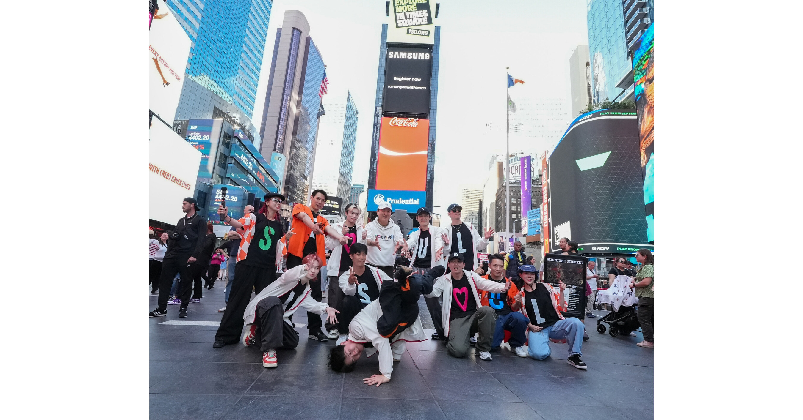Two Icons of Culture Collide in Times Square