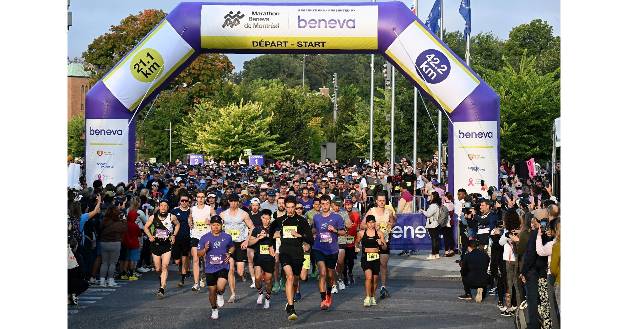 20 000 PARTICIPANTS À LA 31E ÉDITION DU MARATHON BENEVA DE MONTRÉAL