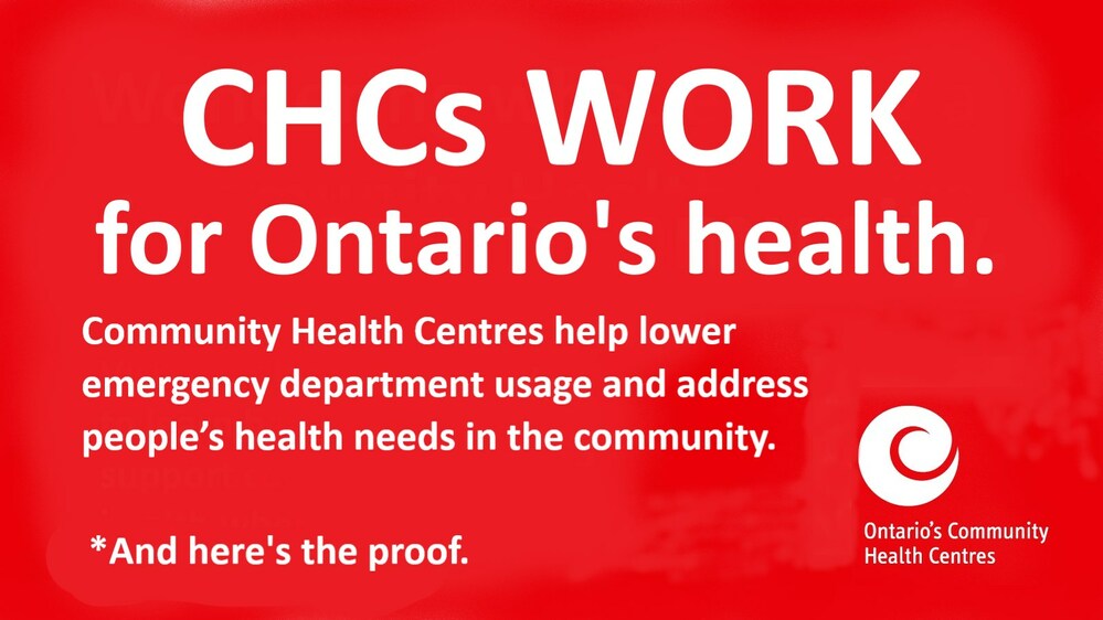Evidence shows that Community Health Centres (CHCs) keep people ...