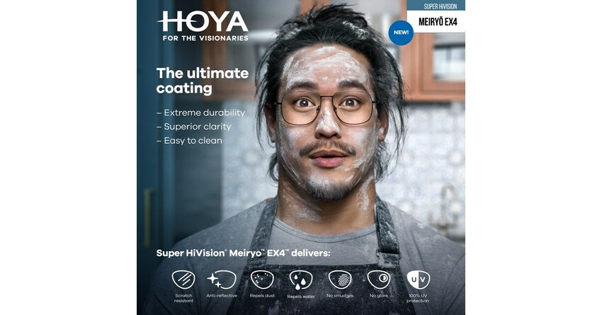HOYA Vision Care Introduces Super HiVision® Meiryo™ EX4™, a Next ...