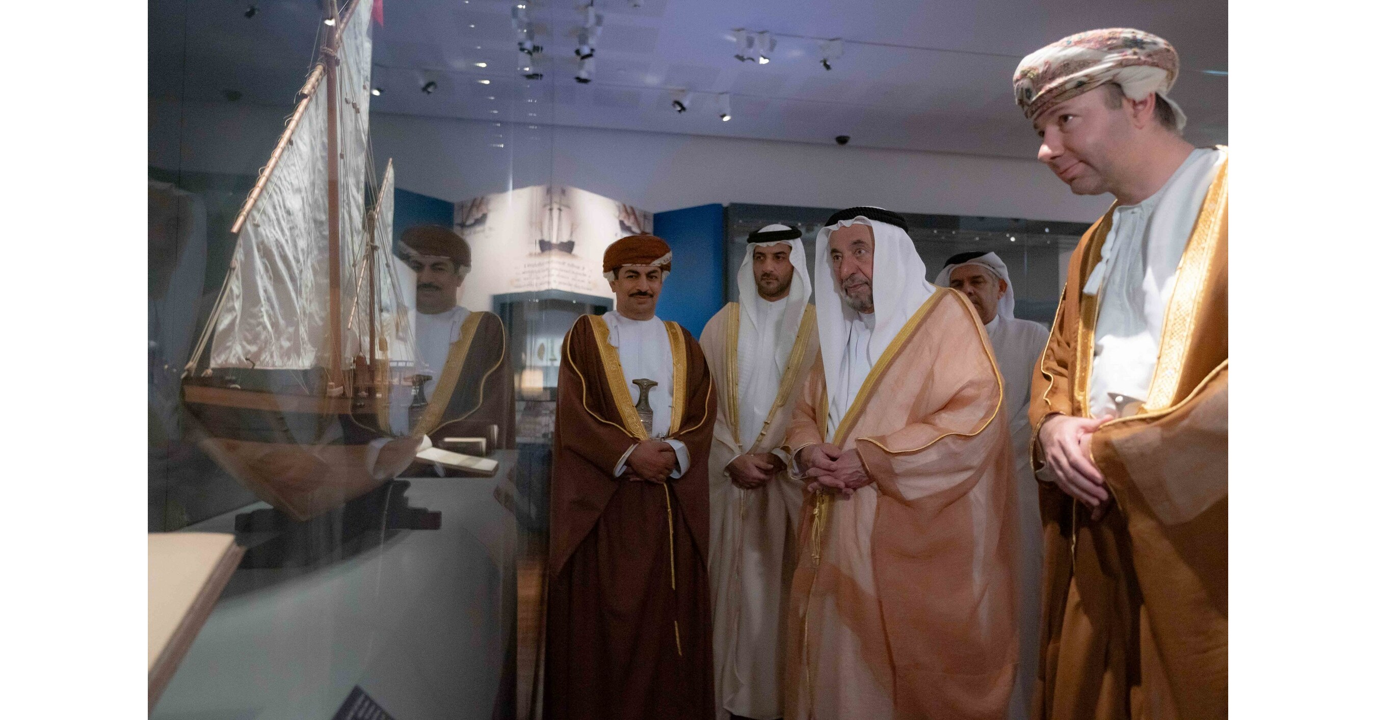 Sharjah Ruler visits National Museum of Oman