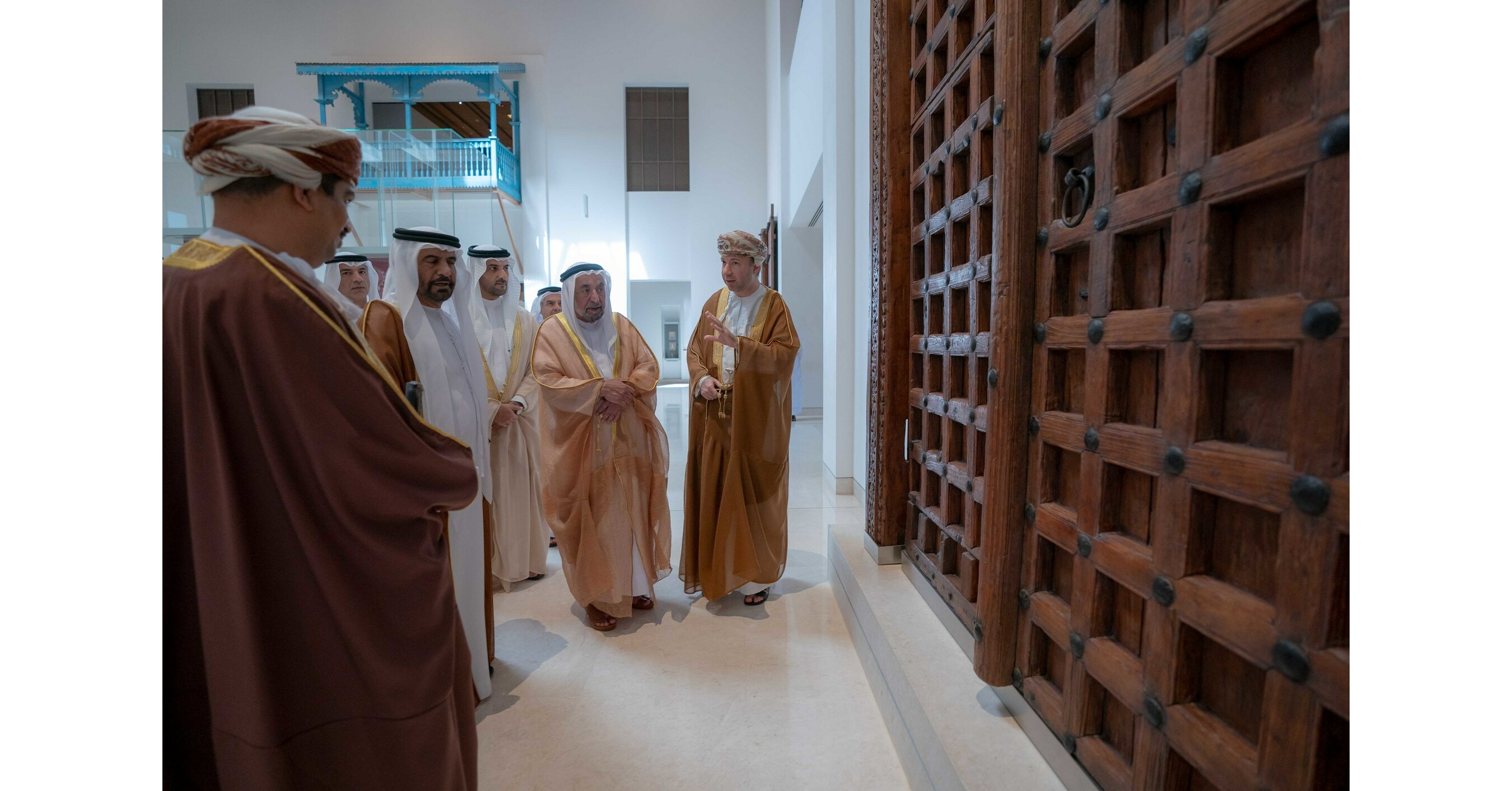 Sharjah Ruler visits National Museum of Oman