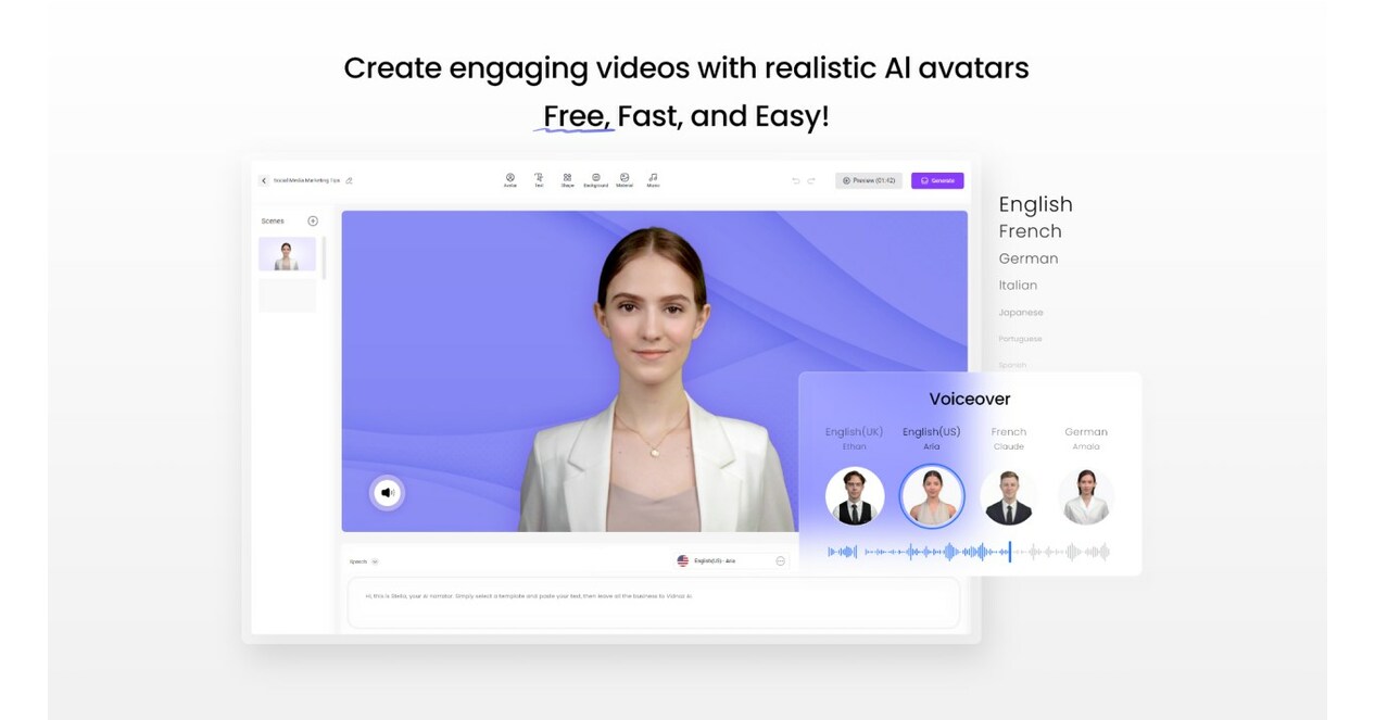 Vidnoz AI: Introducing a Free AI Video Platform to Cut Users' Costs by ...