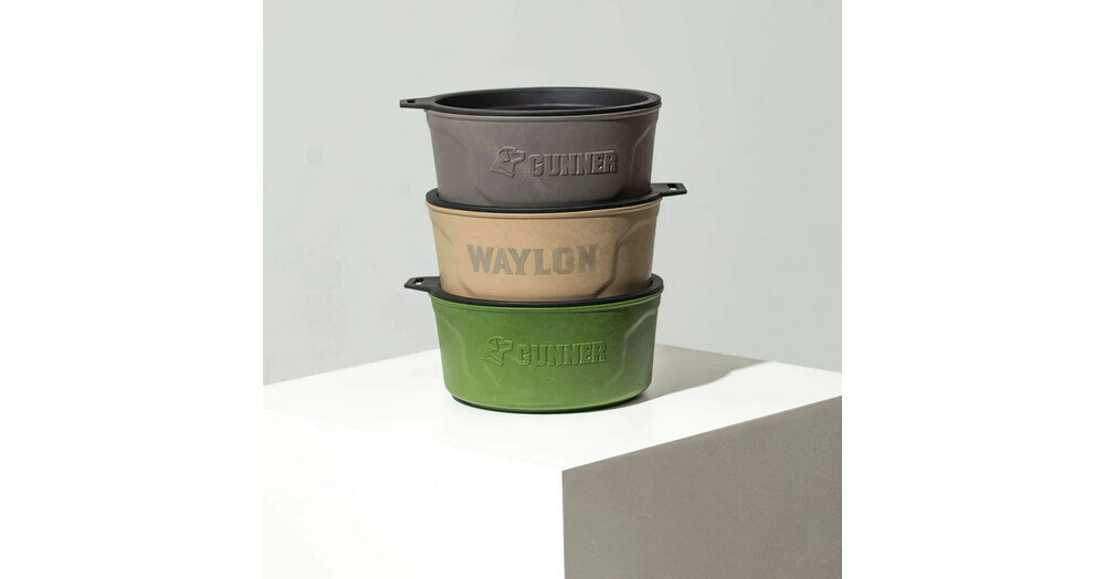 GUNNER Unveils Heavy Duty, Portable Food / Water Dog Bowl