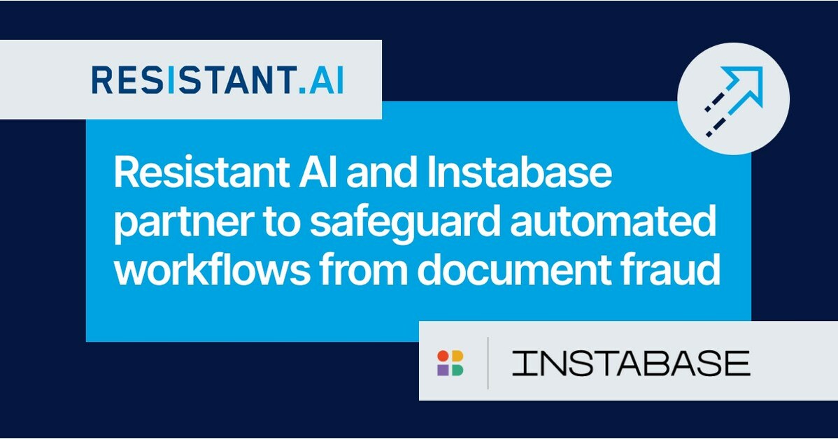 Resistant AI partners with Instabase to offer customers document fraud detection
