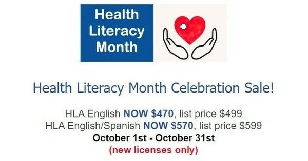 Health Literacy Innovations (HLI) Offers Health Literacy Advisor (HLA ...