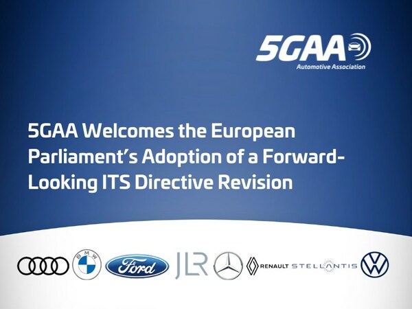 5GAA Welcomes the European Parliament's Adoption of a Forward-Looking ...