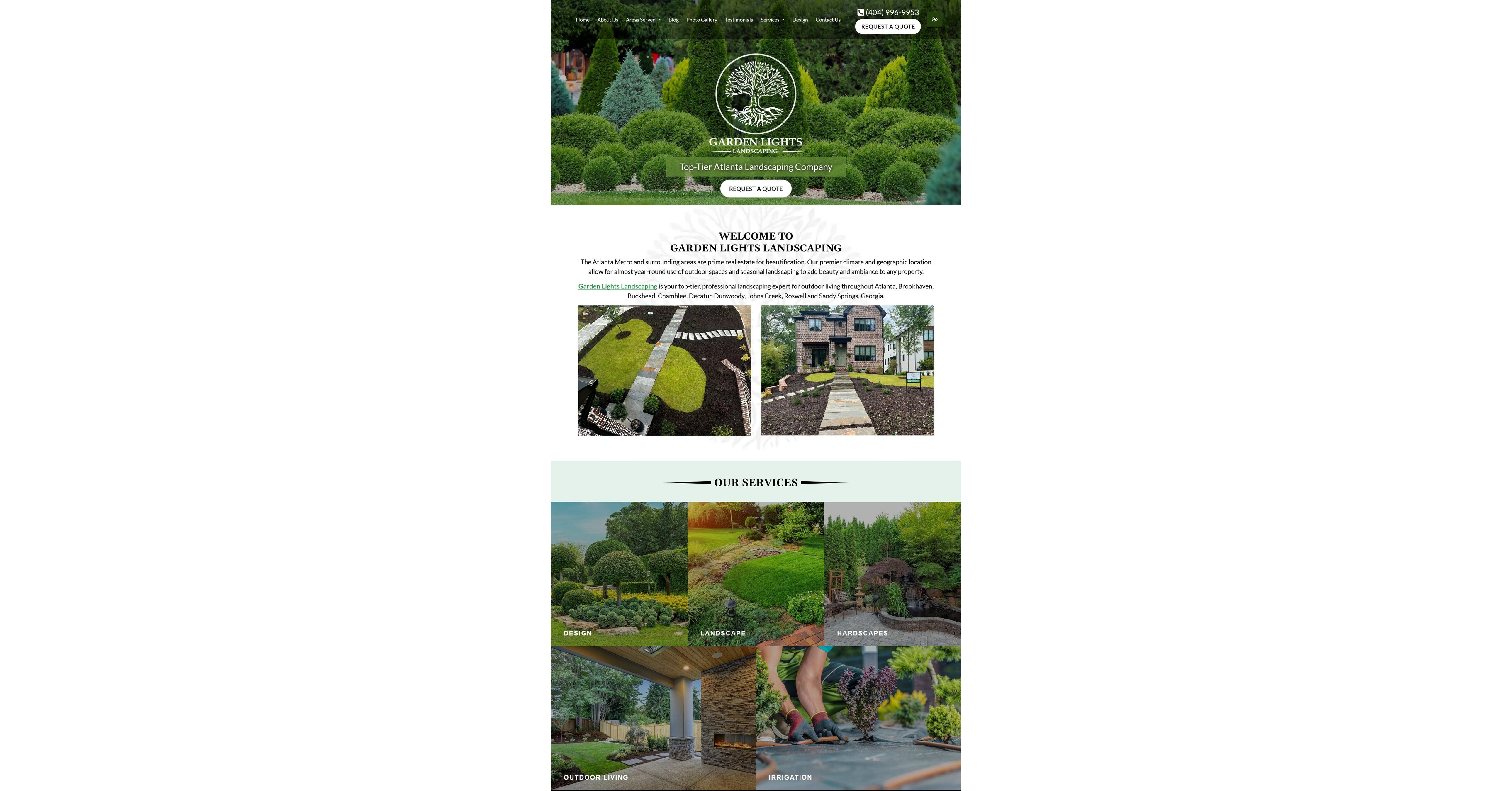 Atlanta, Georgia's, Garden Lights Landscaping Shined Bright as a Proud ...