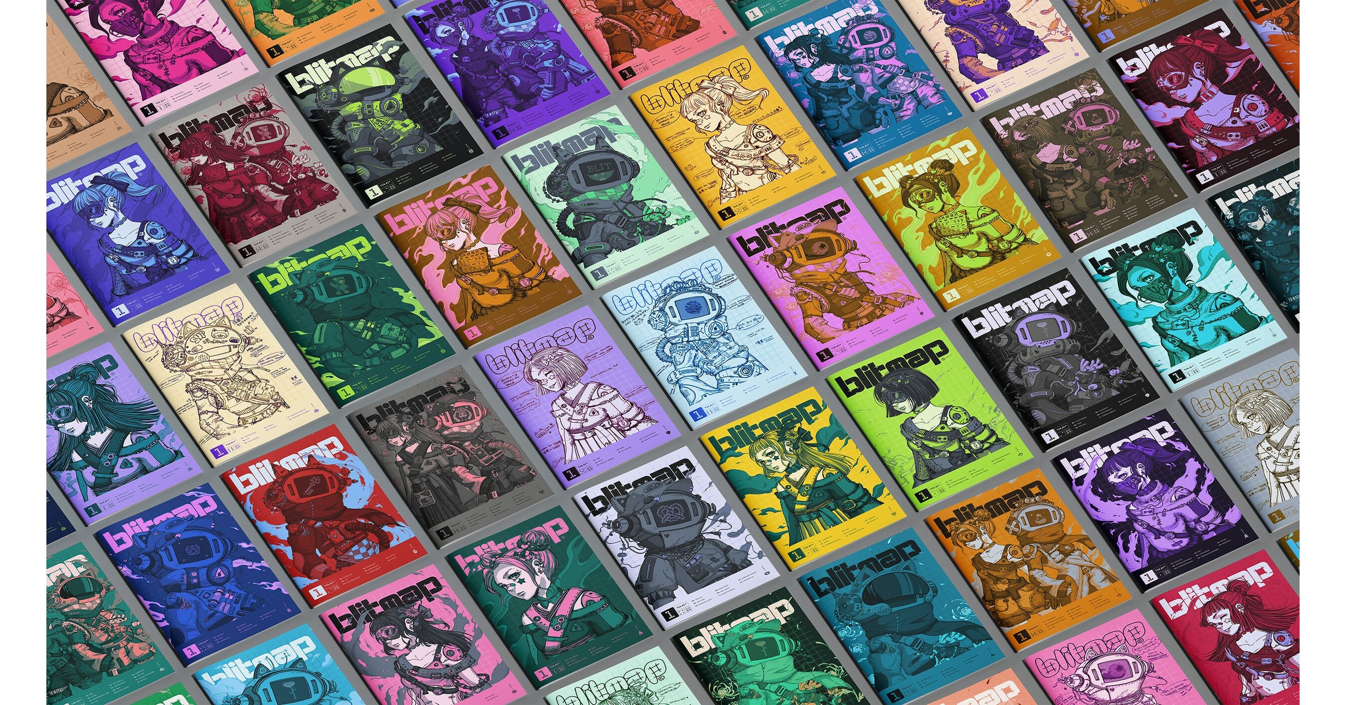 BLITMAP: WORLD'S FIRST COMIC BOOK WHERE EVERY COVER IS A VARIANT COVER