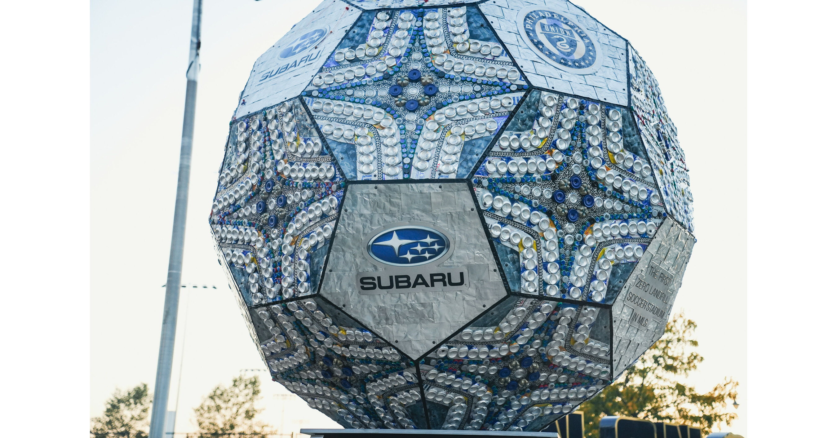 SUBARU AND PHILADELPHIA UNION REVEAL LARGER-THAN-LIFE SOCCER BALL ...