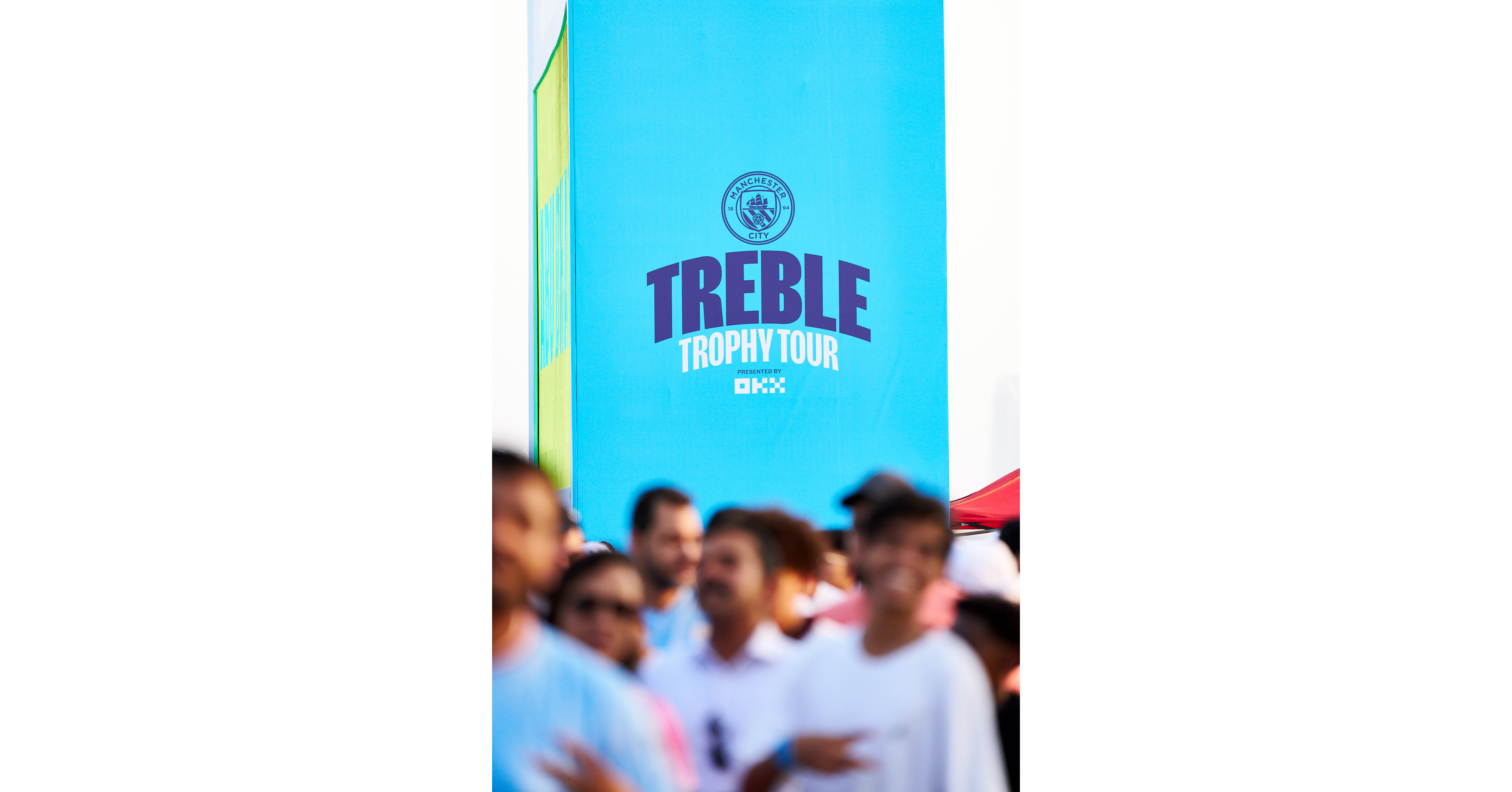 Football Fans Attend Manchester City Treble Trophy Tour Presented by ...
