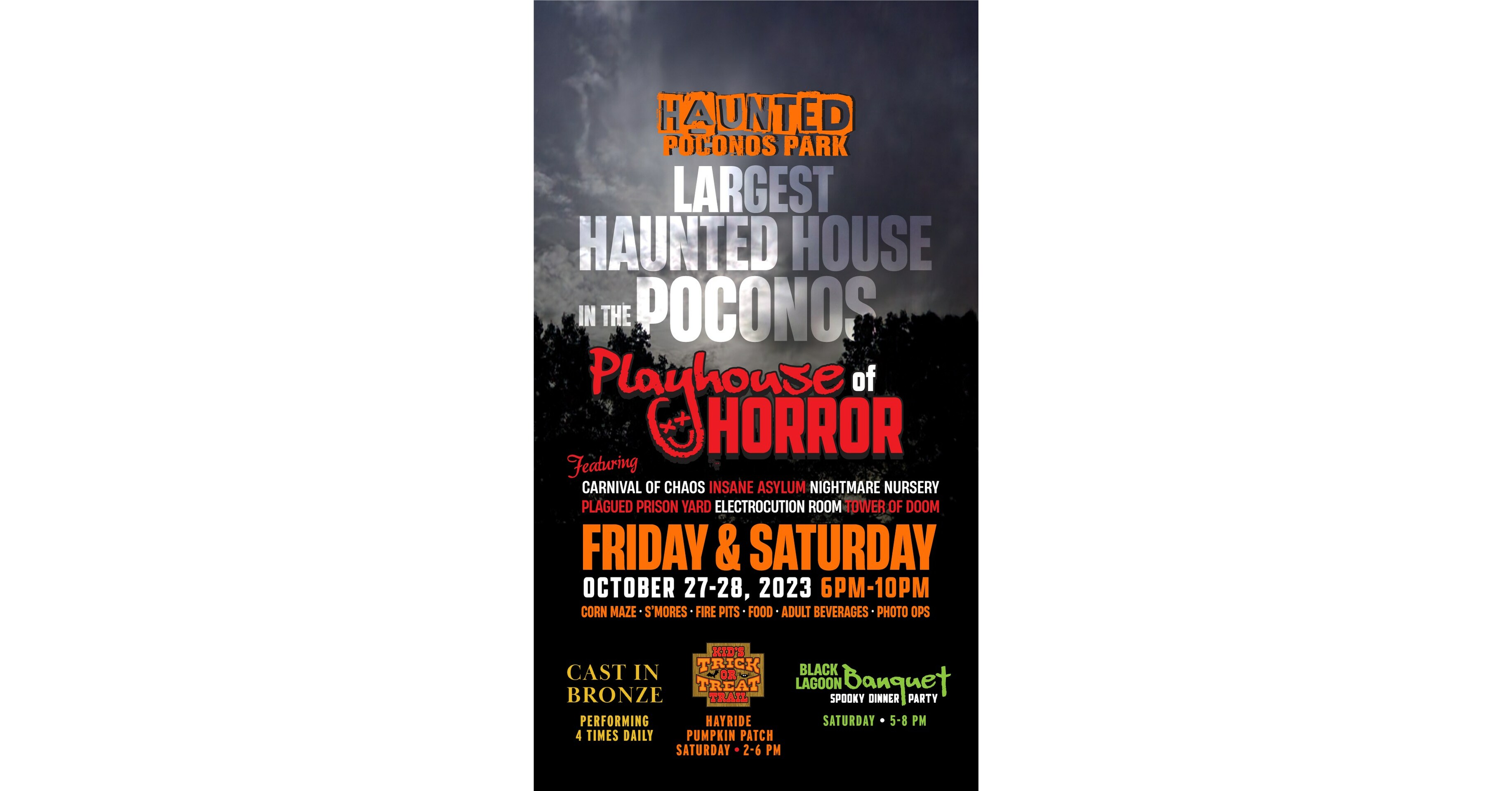 Early Bird Tickets Now Available for the LARGEST Haunted House in the Poconos